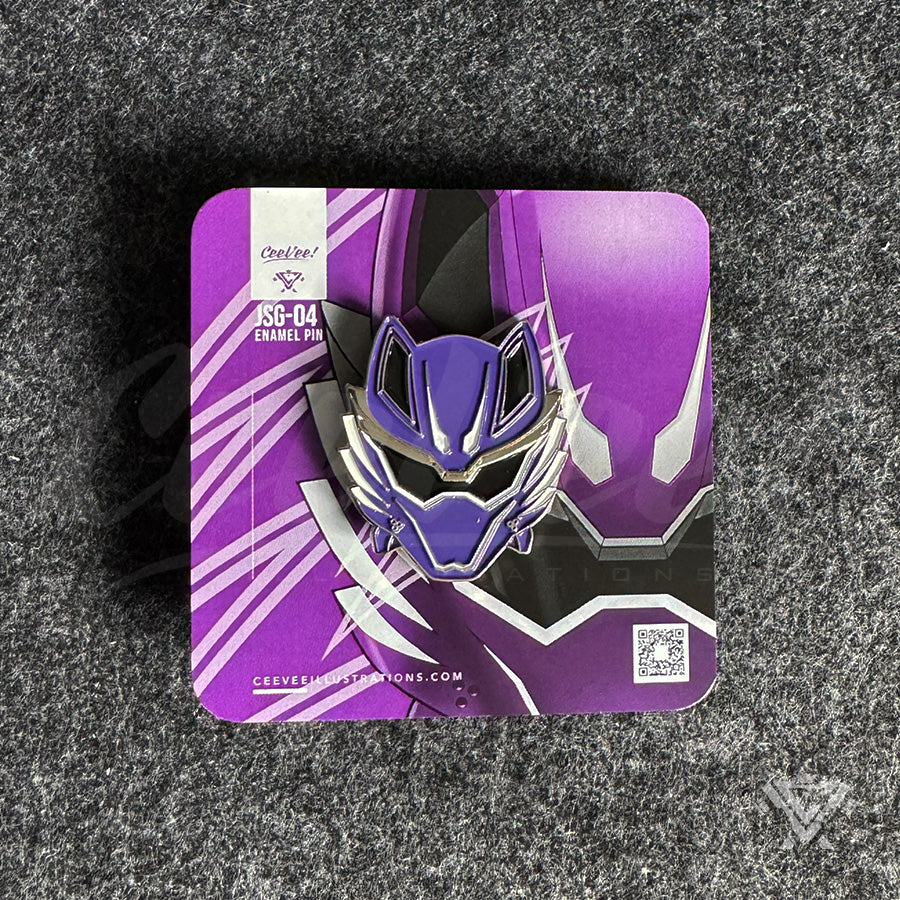 JSG-04 GekiViolet Collectible Enamel Pin – CeeVee.Co