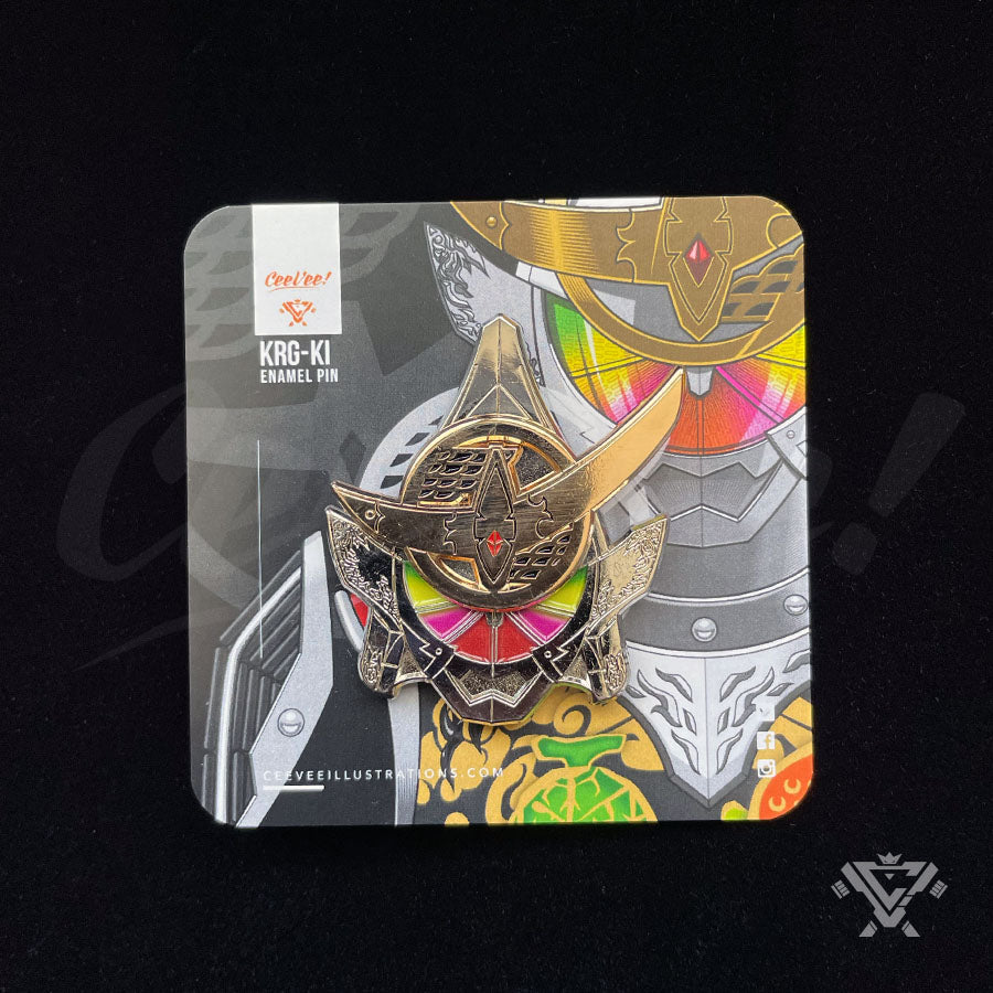 KRG-KI Kamen Rider Gaim Kiwami Arms Premium Collectible Enamel Pin ...