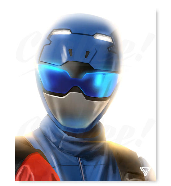 BlueBuster - 8" x 10" Mini Poster – CeeVee! Illustrations