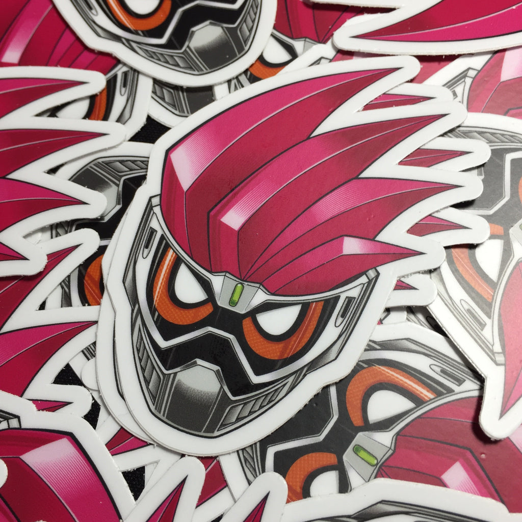 KRX-EX Kamen Rider Ex-Aid - 3" Vinyl Sticker – CeeVee! Illustrations