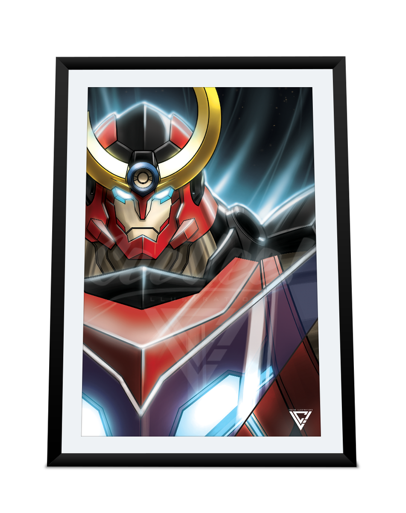 Gurren Lagann - 11" x 17" Poster – CeeVee! Illustrations