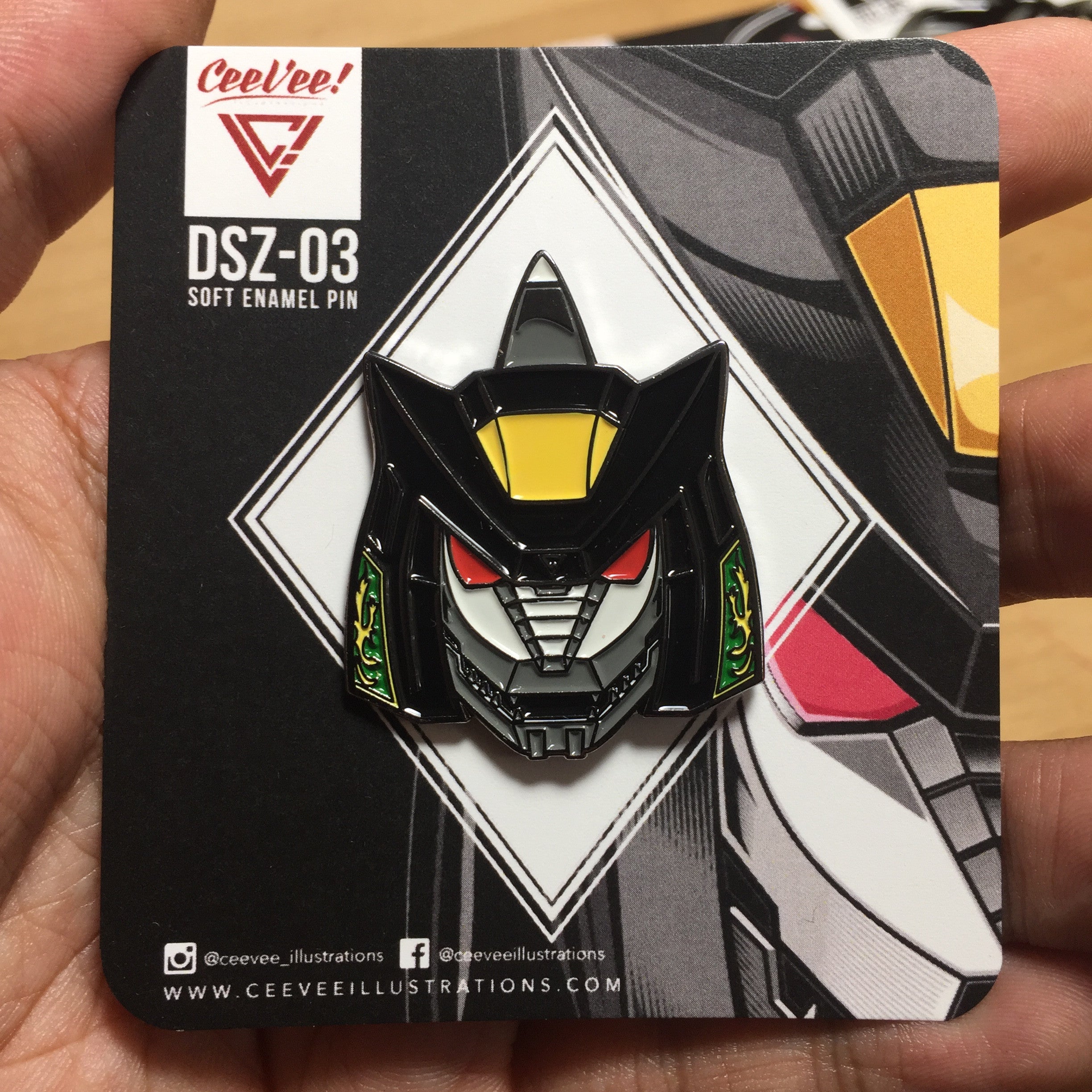 ZYU-DC Dragon Caesar - Collectible Enamel Pin – CeeVee.Co