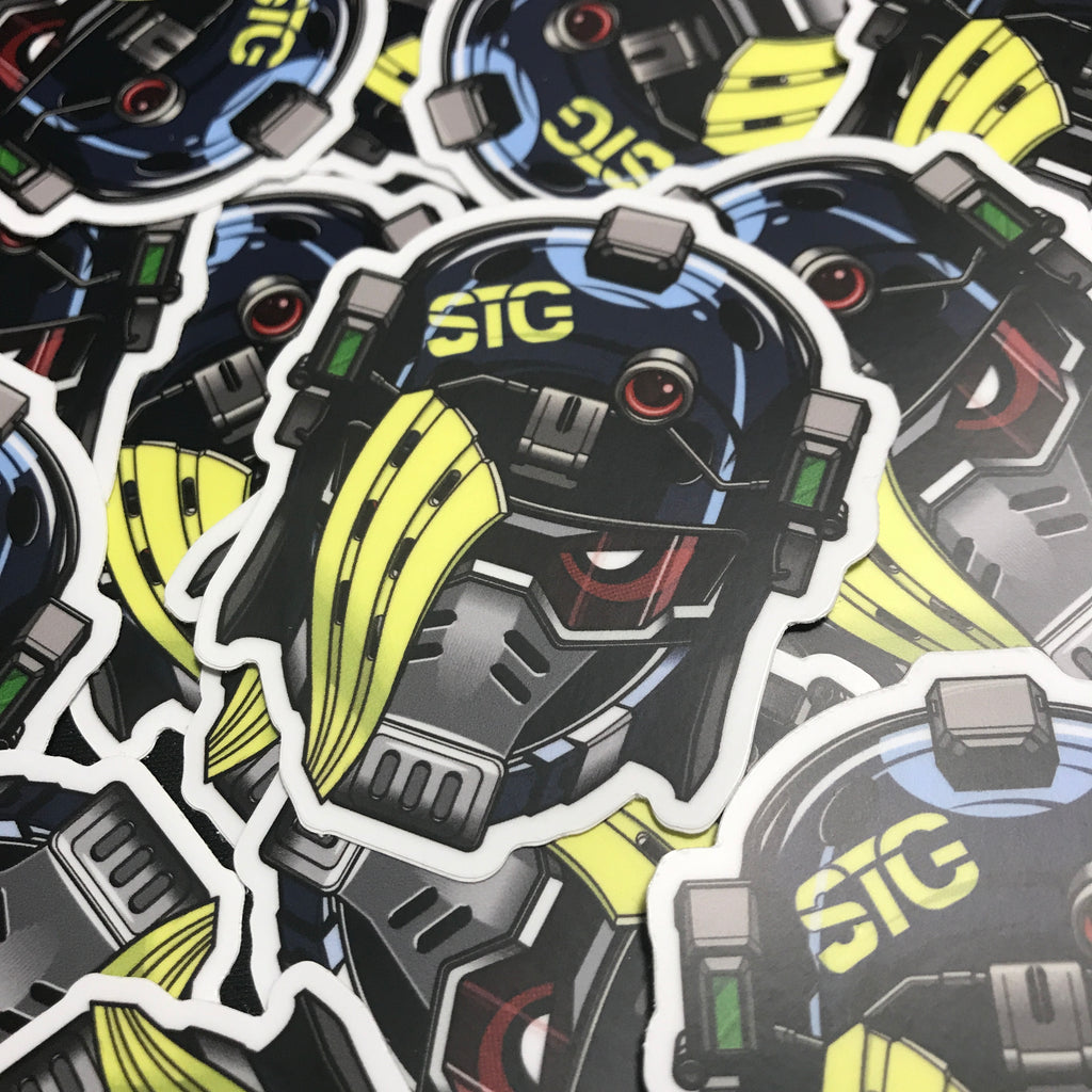 KRX-SN Kamen Rider Snipe - 3"x 3" Vinyl Sticker – CeeVee! Illustrations