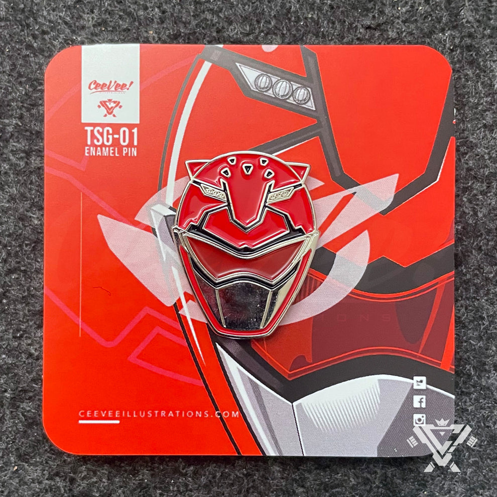 TSG-01 RedBuster - Collectible Enamel Pin – CeeVee.Co