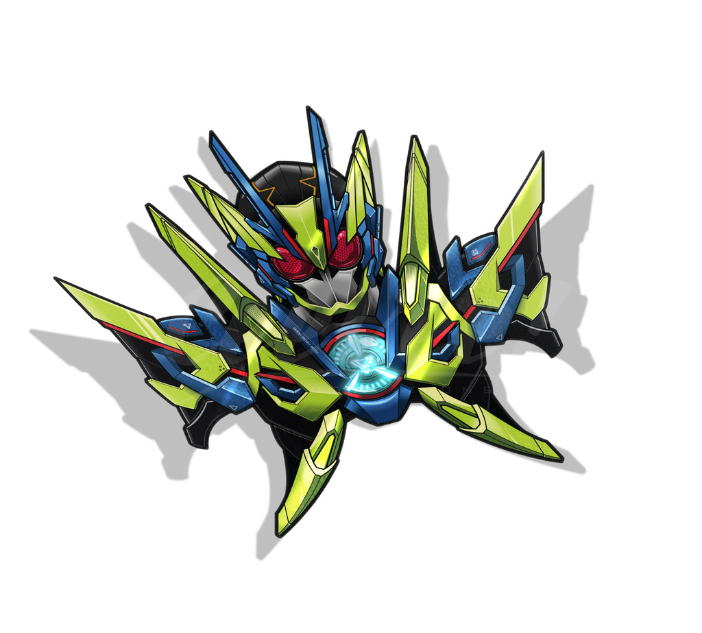 KR01-SAH Shining Assault Hopper - 3"x 3" Vinyl Sticker – CeeVee ...