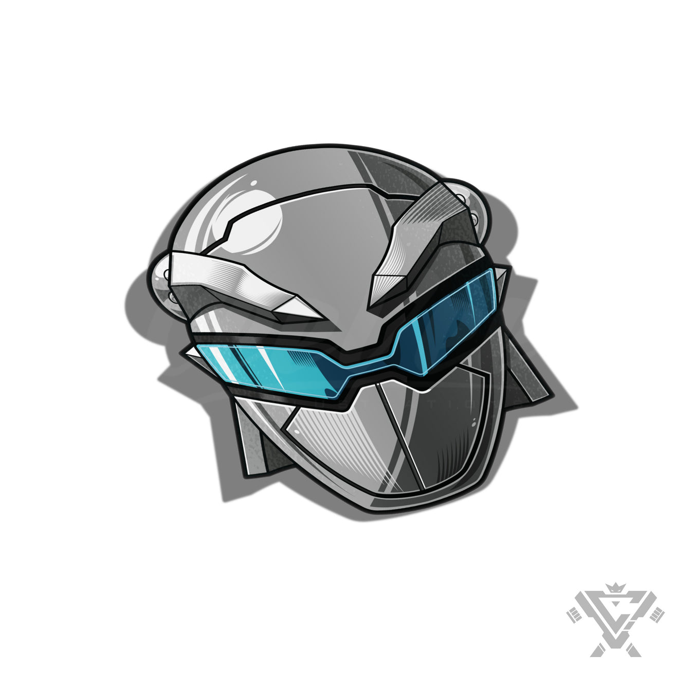 TSG-05 Stag Buster - 3"x 3" Vinyl Sticker – CeeVee! Illustrations